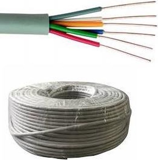 SVV-F2 10x0,8 kabel - per meter of op rol - SVV10X08 | bol.com