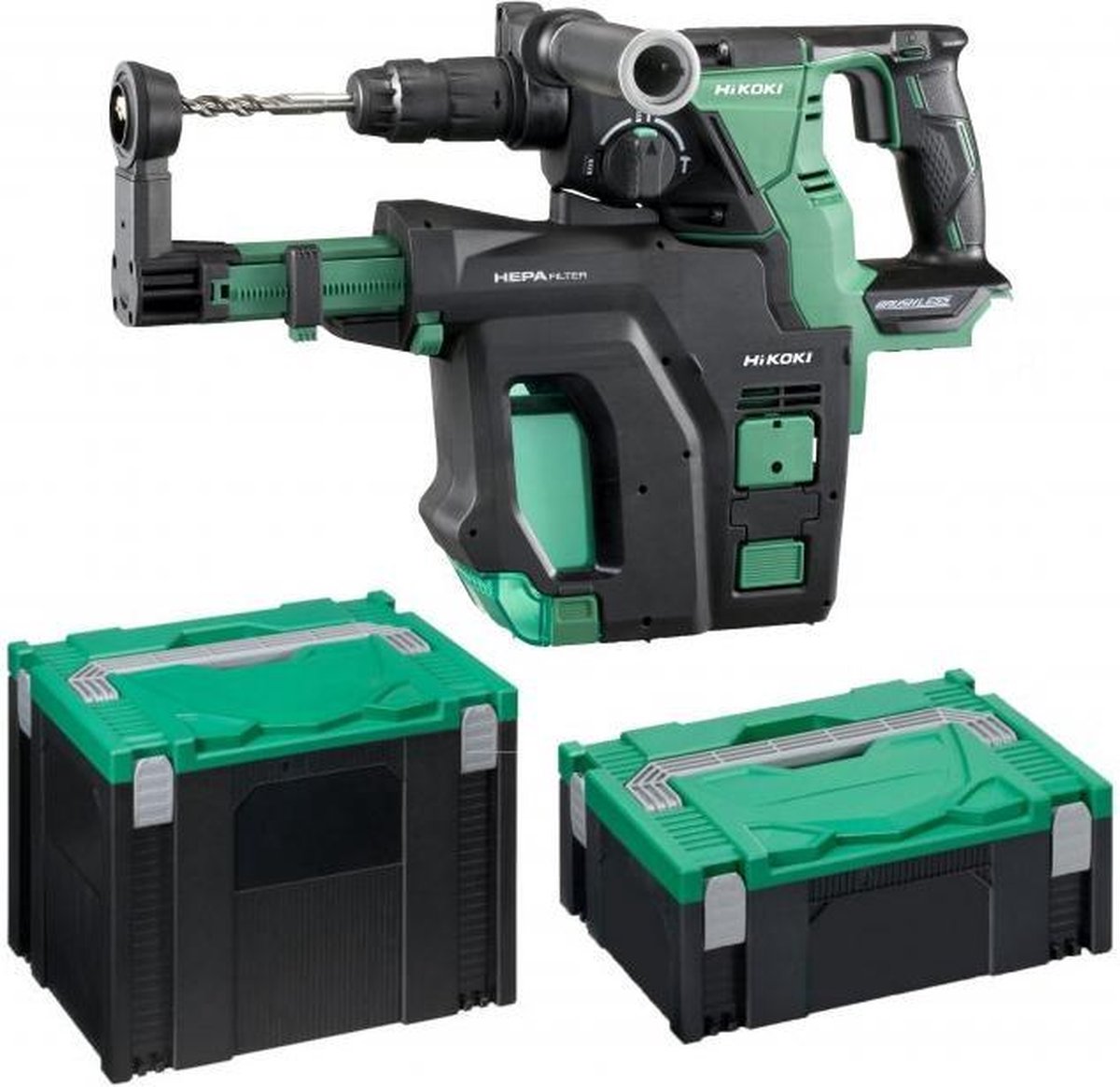 HiKOKI DH18DBL W2DZ accu boorhamer 18V ,brushless, exclusief accu's en lader,... | bol