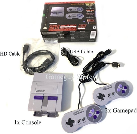 Sortie hd snes rétro classique lecteur de jeu vidéo portable, peut ...