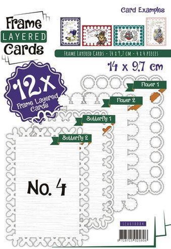 Frame Layered Cards 4 - A6 | bol