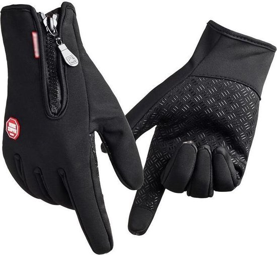 Waterdichte winter warme heren ski snowboard handschoenen [blauwe ...