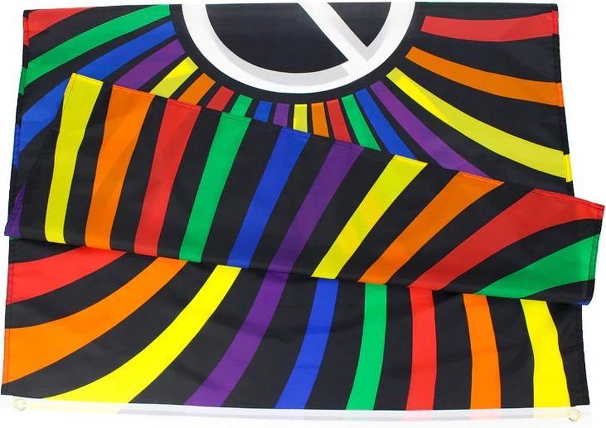 Peace Regenboog LGBT Vlag - Grote Vrede Regenboogvlag Flag - Rainbow LGBT Gay Pride... | bol.com