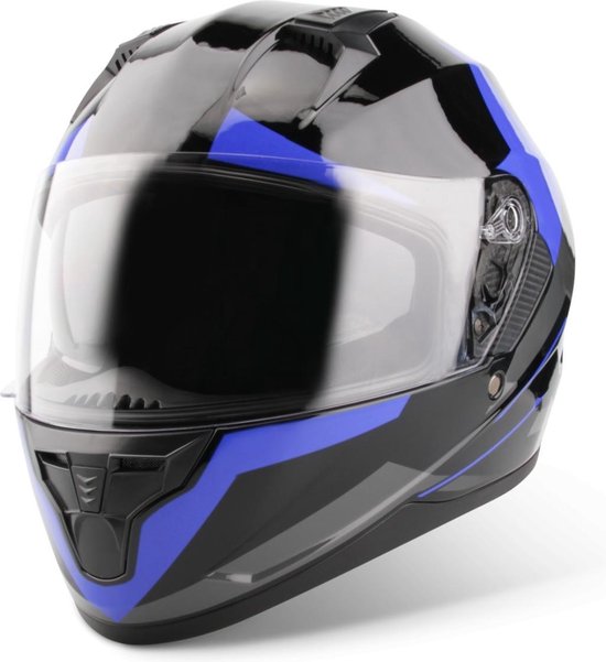 Vinz Becket Integraalhelm Met Zonnevizier Motorhelm Scooter Helm