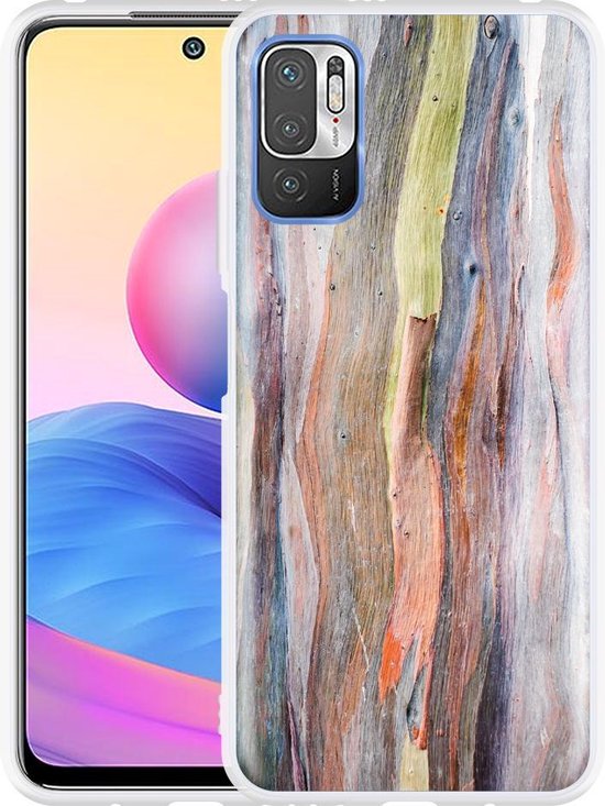 Xiaomi Redmi Note 10 5G Hoesje Wood Art II - Designed by Cazy | bol.com