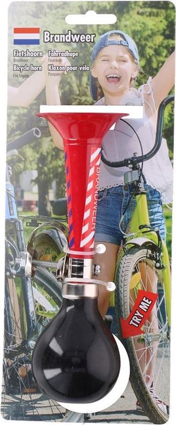 Fietstoeter brandweer 18cm | bol