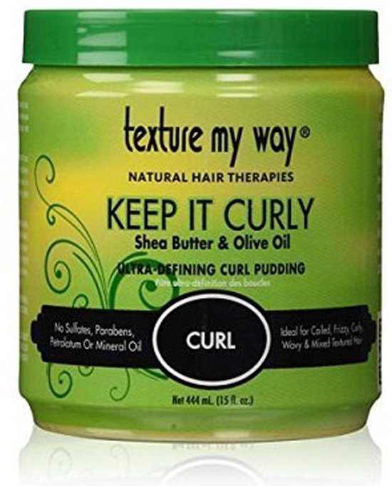 Texture My Way Keep it Curly Ultra-Defining Curl Pudding 444 ml | bol