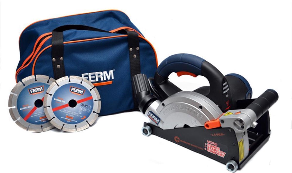 bol.com | FERM WSM1008 Muurfrees - Freesmachine - 1600W - Met 2 ...