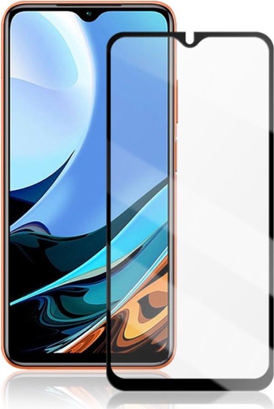 Full-Cover Screen Protector - Tempered Glass - Xiaomi Redmi 9T - Zwart ...