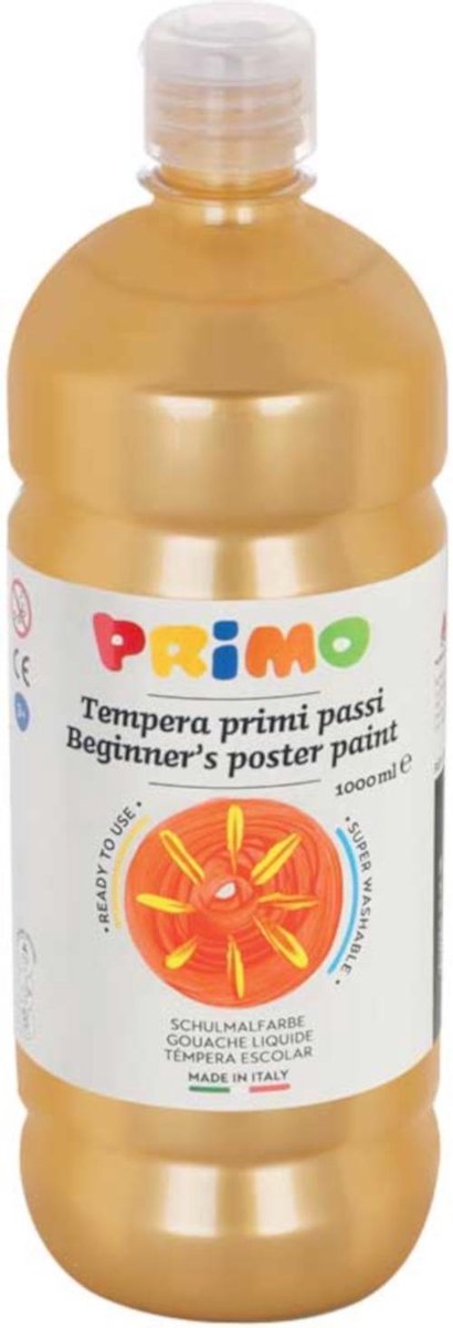 Primo Plakkaatverf Tempera 1000 Ml Goud | bol