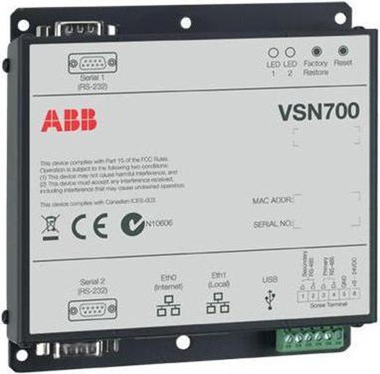 Abb data logger voor commercile markt, 30 dagen data opslag, externe ...