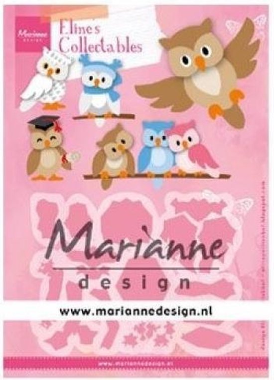 Marianne Design Collectables Snij en Embosstencil - Eline's Uil | bol.com