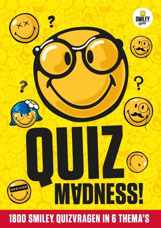 Smiley Quiz Madness, Smiley | 9789059246515 | Boeken | bol