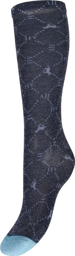 Hv Polo Sokken Welmoed Glitter Donkerblauw - Donkerblauw - 35-42 | bol