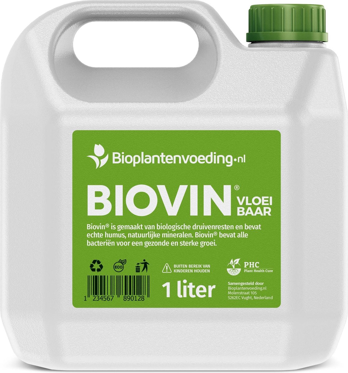 Biovin Vloeibaar - 1 ltr - Gemaakt van biologische druivenresten ...