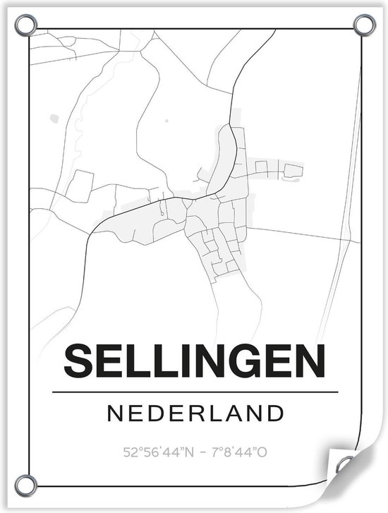 Affiche de jardin SELLINGEN (Pays-Bas) - 60x80cm | bol.com