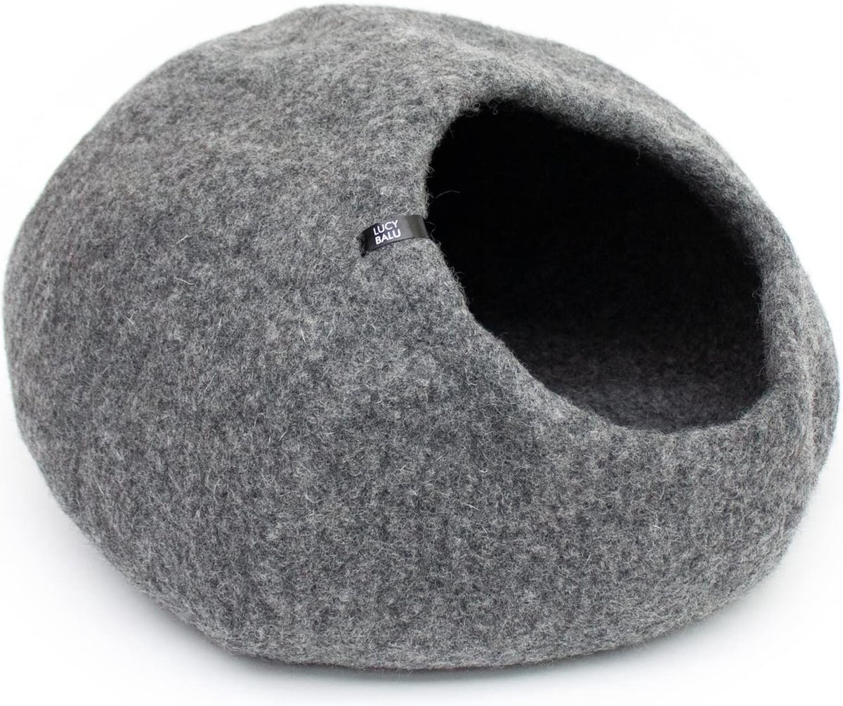 Premium vilten mand voor katten, vilten kattenmand van 100% wol, 45 x ...