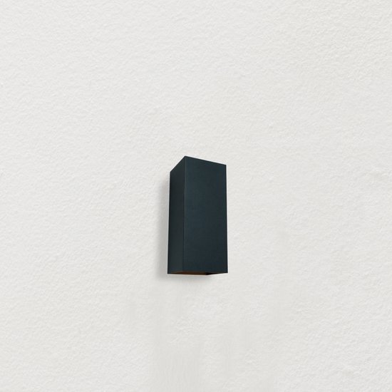 Wandlamp Dante 2 XL Zwart/Goud - 10x9x24cm - 2x GU10 LED 4,8W 2700K ...