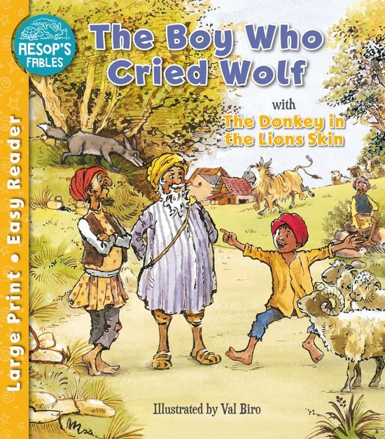 Aesop's Fables Easy Readers-The Boy Who Cried Wolf & The Donkey in the ...