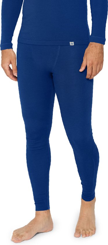 DANISH ENDURANCE Thermo Leggings voor Heren - van Merino Wol - Marineblauw - L | bol