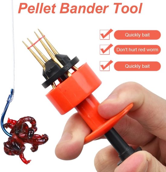 2 STKS Pellet Bait Bander Tool Karper Vissen Pellet Bander Plastic Grof ...