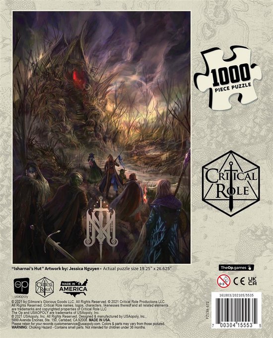 Critical Role - Campaign 2 Mighty Nein - Isharnai's Hut Puzzle - Puzzel ...