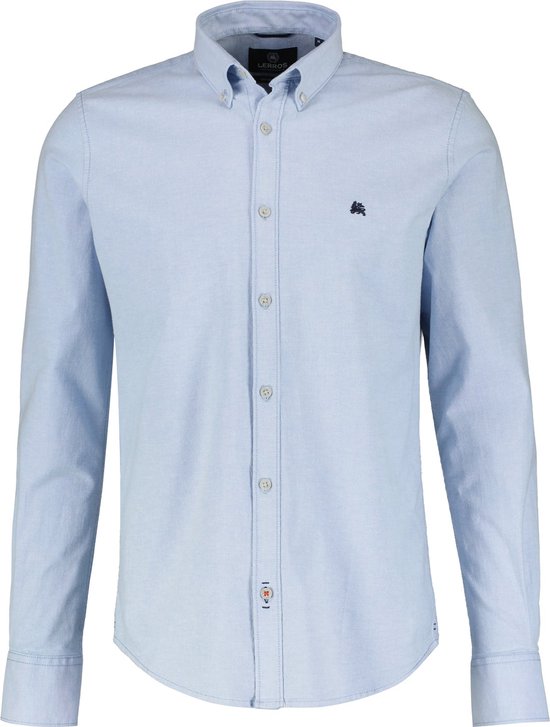 Lerros - Heren Overhemd - 23811201 - 417 Light Blue | bol