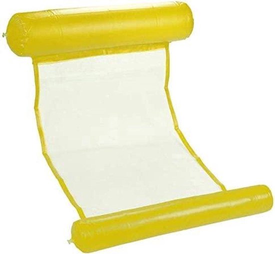 CHPN - Waterhangmat - Waterbed - Geel - Hangmat voor in het zwembad ...