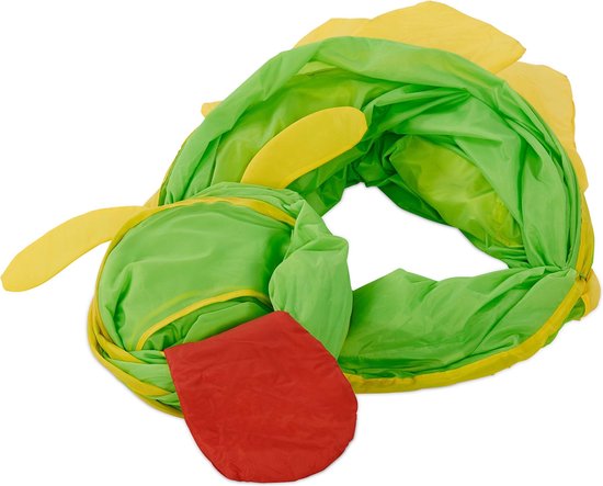 bol.com | relaxdays kruiptunnel rups - grote kindertunnel - duizendpoot ...