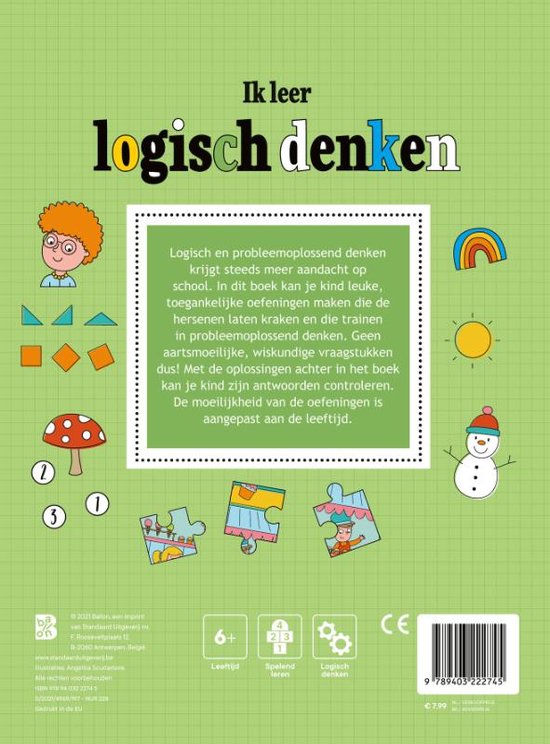 Logisch denken 1 - Ik leer logisch denken 6-7 jaar, Logisch denken ...