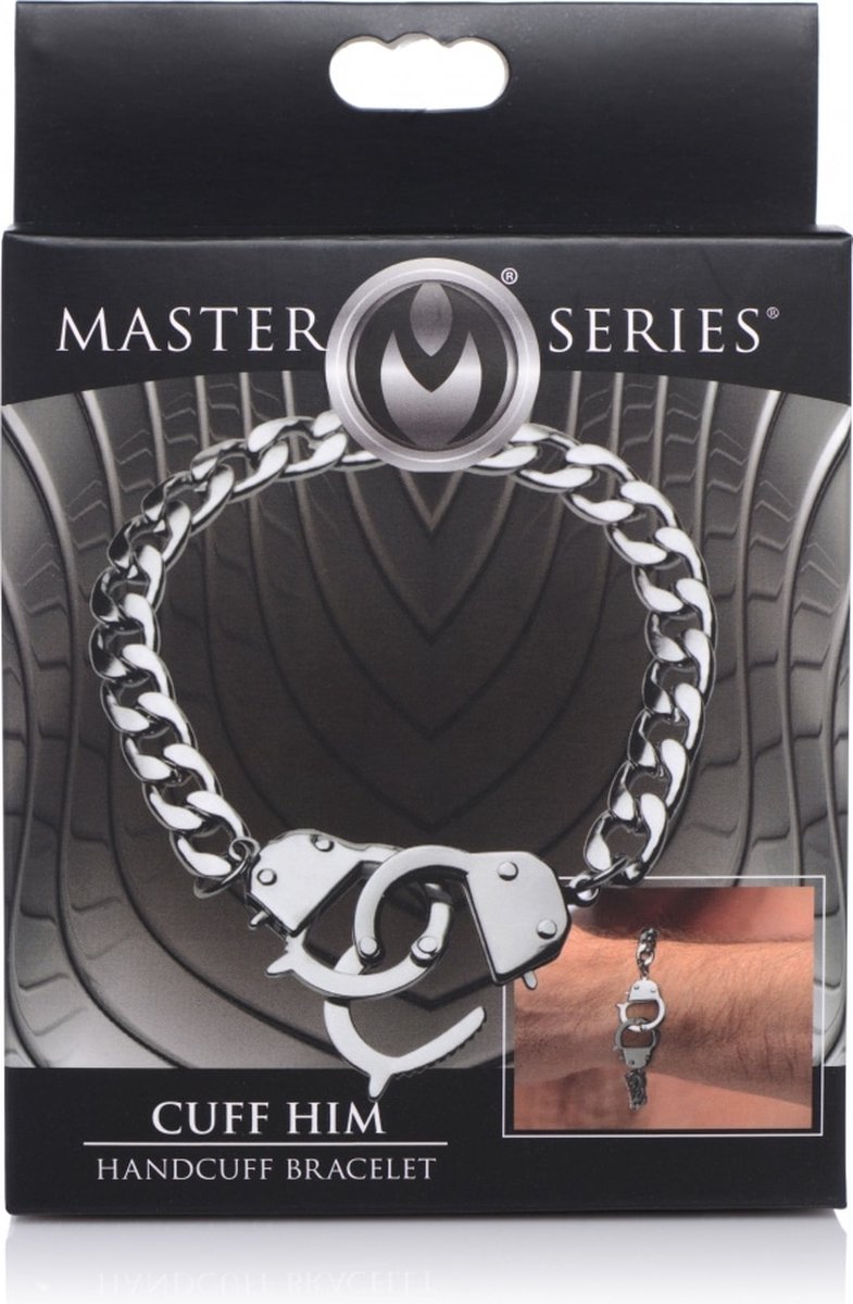 Cuff Him Handcuff Bracelet - Silver | bol