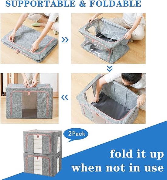 kledingopbergbox \ Opvouwbare Opbergbakken Kastorganizer | bol