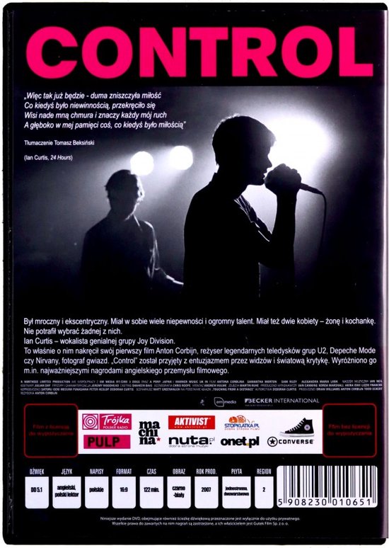 Control [DVD] (Dvd), Craig Parkinson | Dvd's | bol