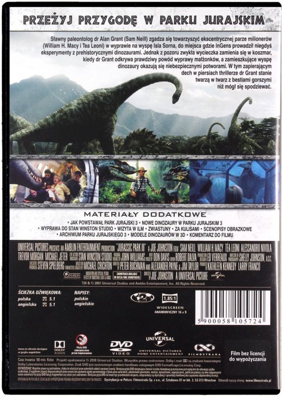 Jurassic Park III [DVD] (Dvd), Sam Neill | Dvd's | bol