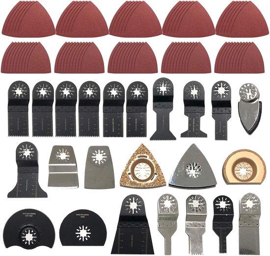 125 stuks oscillerende zaagbladen kit multitool oscillerende ...