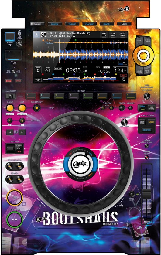 dj-skins Pioneer DJ - CDJ-3000 Skin - Bootshaus - DJ-skin | bol.com