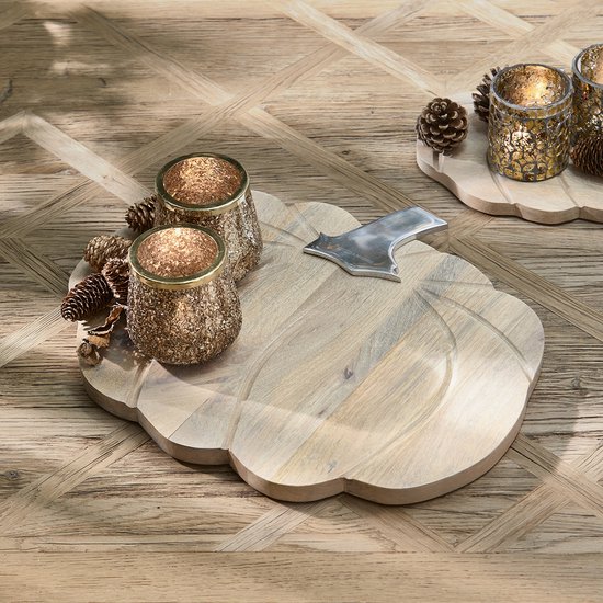 Riviera Maison Serveerplank, Snijplank, Herfst dienblad met pompoen ...