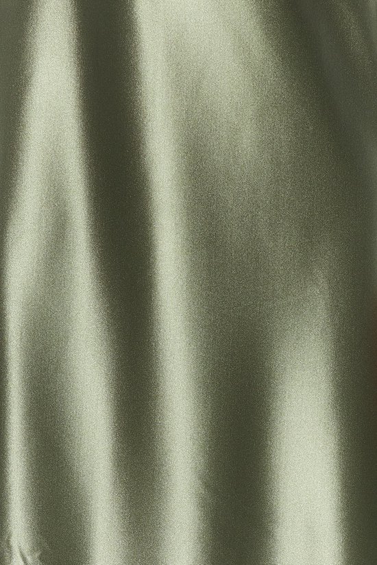 Trendyol Normale taille A-lijn Groene premium satijnen A-lijn/luifel ...