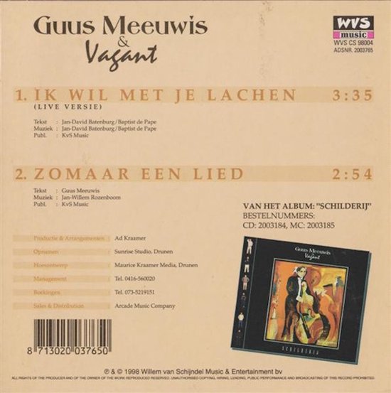 Ik wil met je lachen (live), Guus Meeuwis & Vagant | Muziek | bol