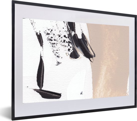 Fotolijst incl. Poster - Verf - Design - Abstract - 60x40 cm ...