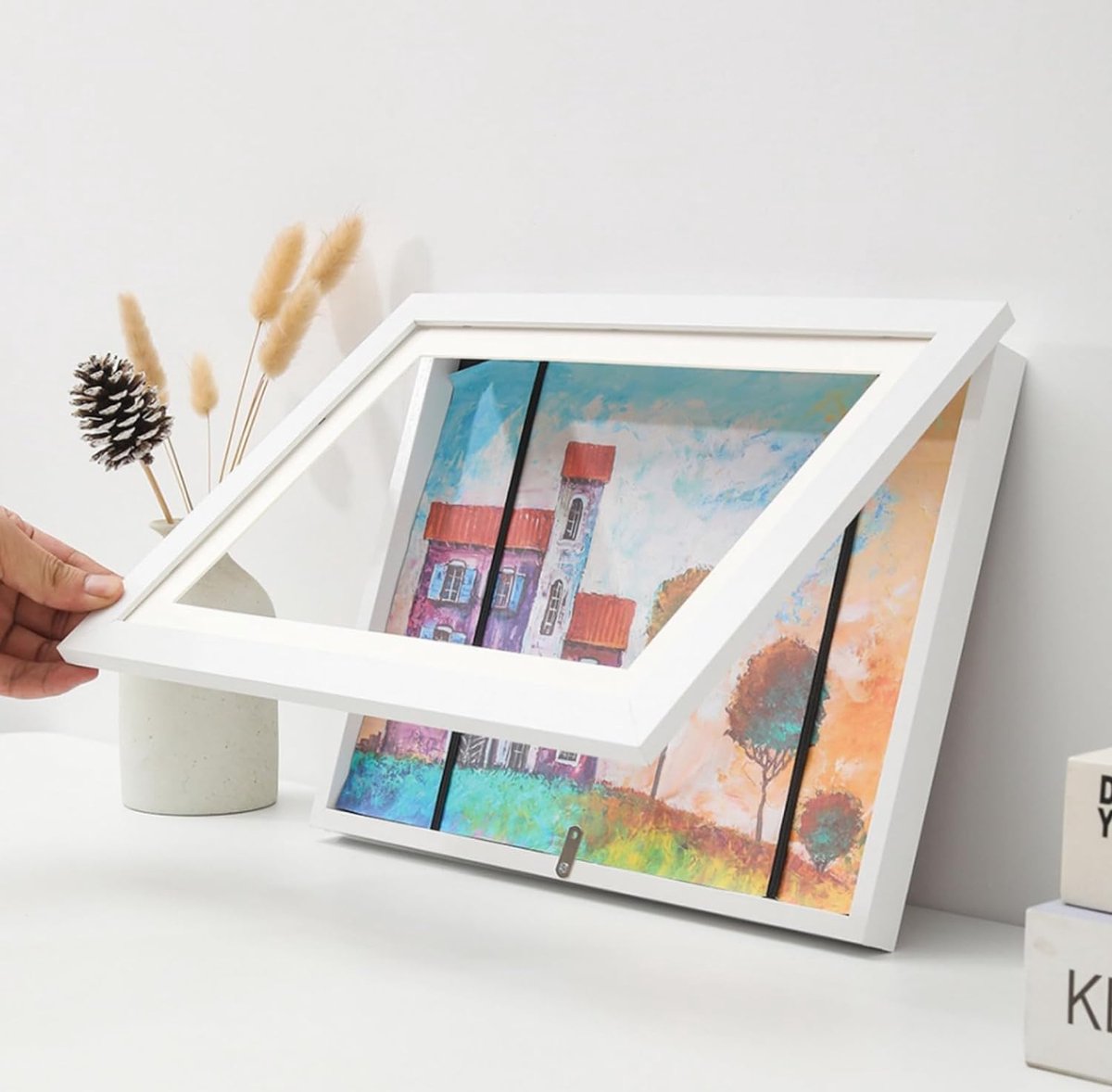 Kinderkunst-tentoonstellingsframe, A4 kinderkunst-opbergframe,... | bol
