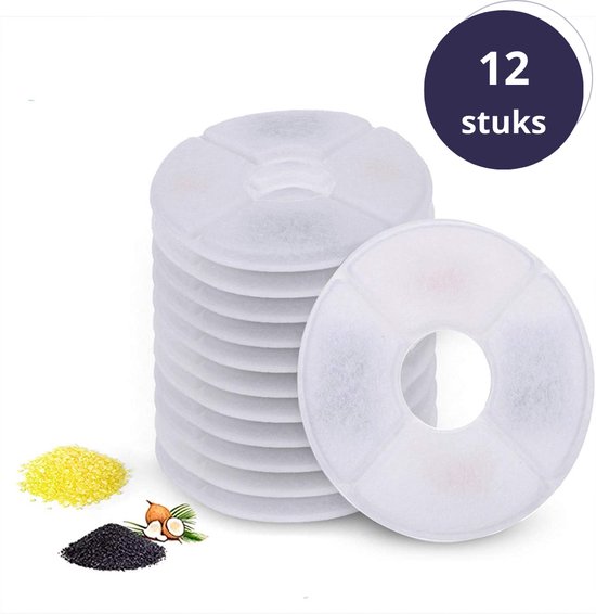 Behave Drinkfontein Filters - Ronde Filters van Carbon - Kattenfontein ...