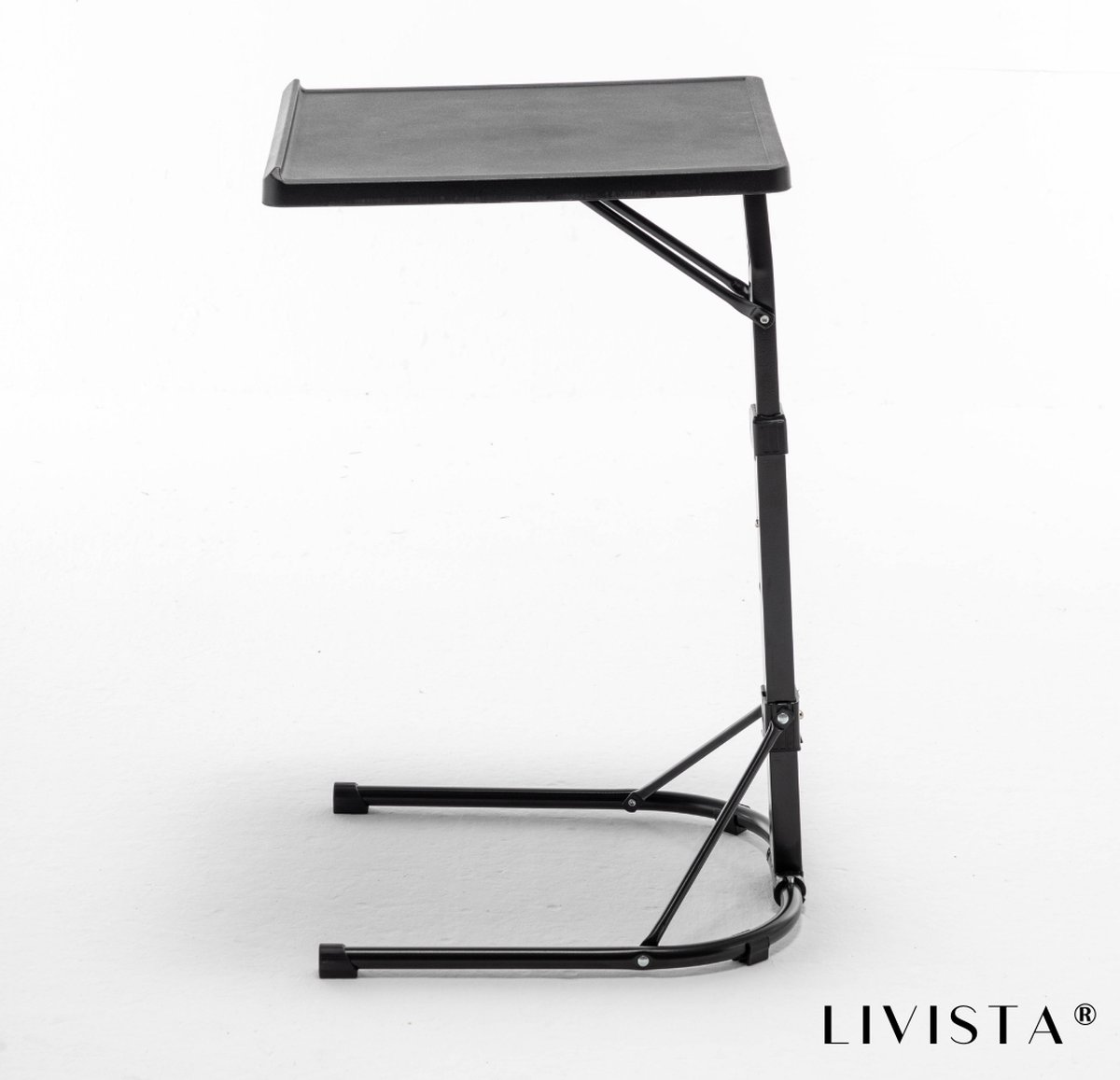 Livista® Laptoptafel - Bijzettafel Laptop - Inklapbare tafel - Zwart ...