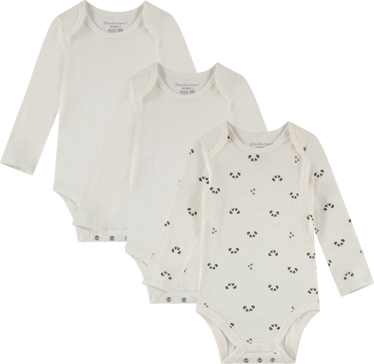 Comfortabel & Zijdezacht Bamboo Basics Bobby - Bamboe Baby Romper ...