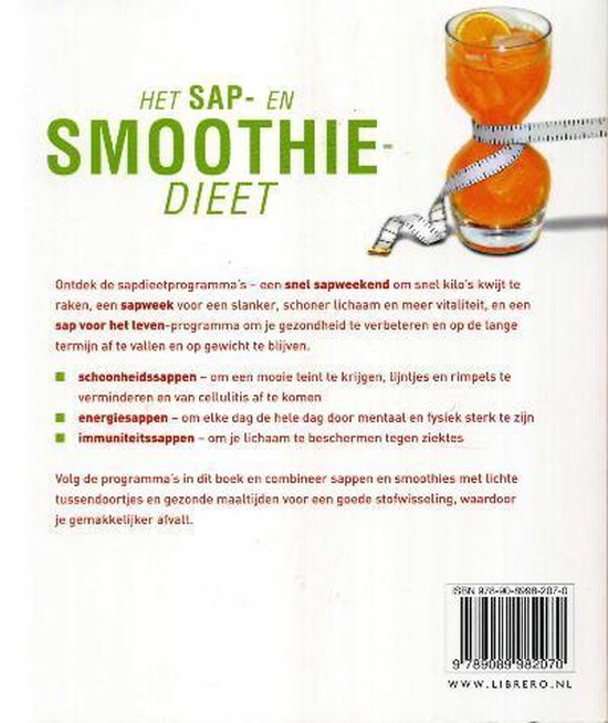 Het Sap- En Smoothie Dieet, Christine Bailey | 9789089982070 | Boeken | bol