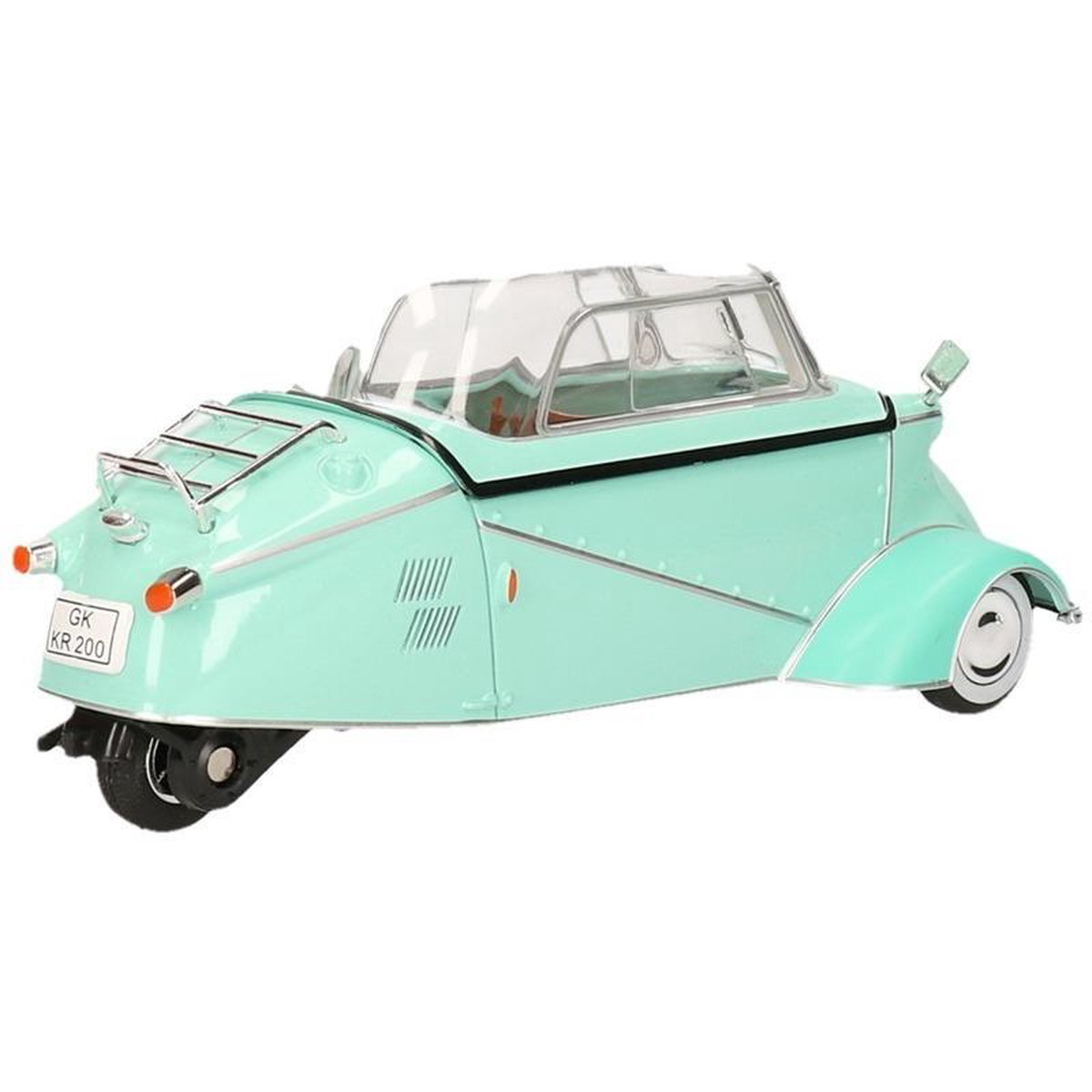 Modelauto Messerschmitt KR200 mintgroen 16 cm - speelgoed auto ...