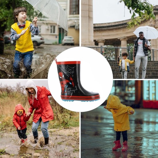 Spiderman - Regenlaarzen kinderen van 2 tot 8 jaar - Rubberen ...