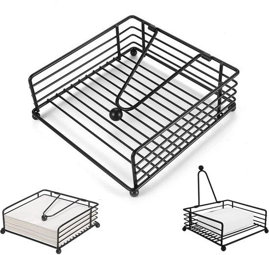 Platte tissuehouder - Servettenorganizer - Servettendispenser ...