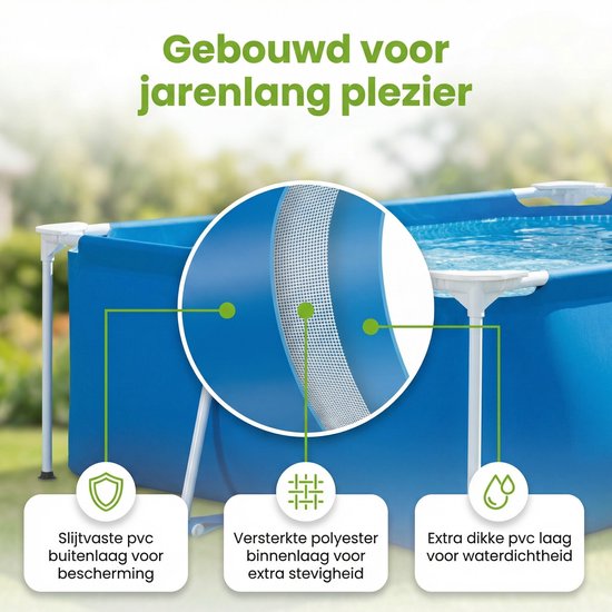 Intex Rechthoekig Frame Zwembad - 300 x 200 x 75 cm - Blauw - Inclusief ...