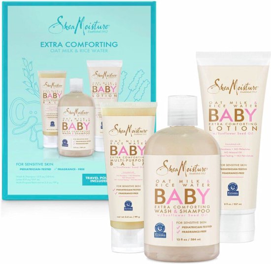 Shea Moisture Baby Gift Set Oat Milk & Rice Water | bol.com