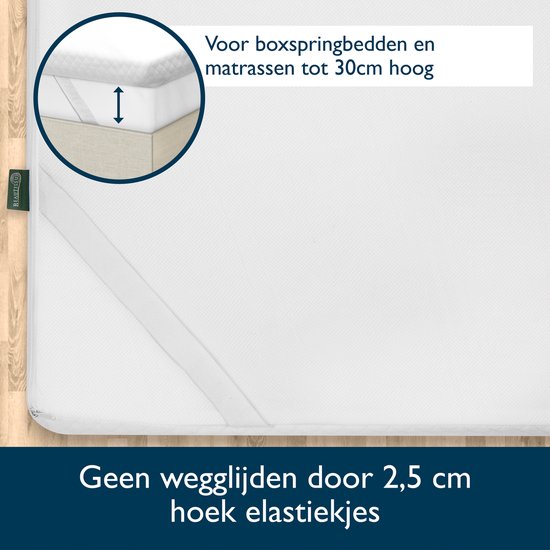 Beautissu BeauNuit GT - Gel Foam Matras Topper 140x200cm Anti-Slip ...